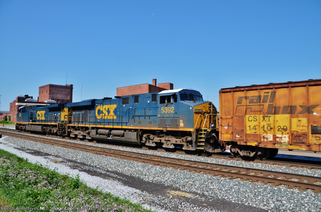 CSX 5392 plus half of an odd find.